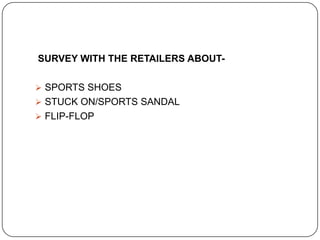 sports shoe survey | PPT