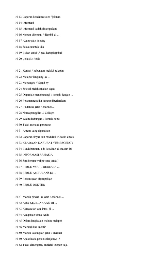 Andi angka komunikasi ht | PDF