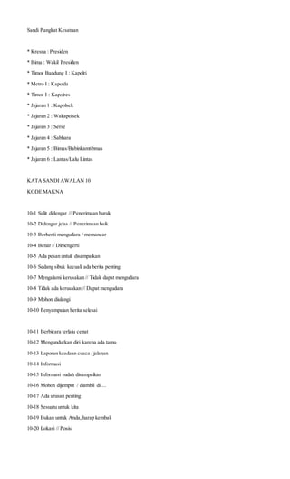 Andi angka komunikasi ht | PDF