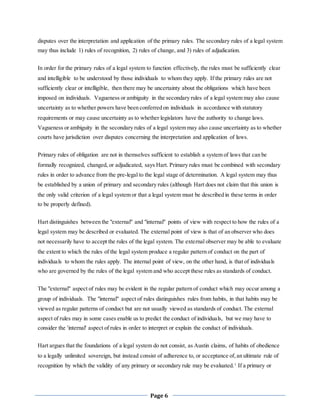 Separation of Morality and Law | DOCX