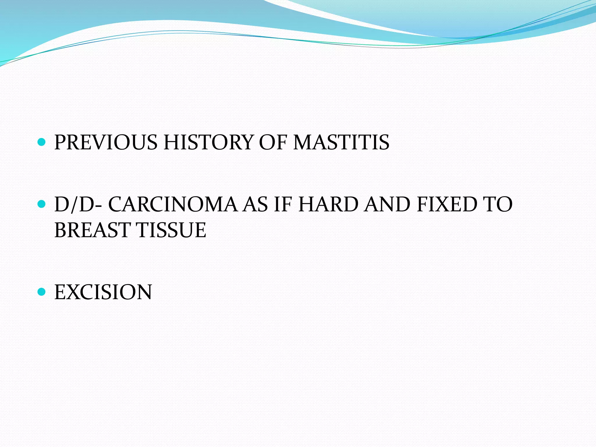 ANDI & benign breast disorders | PPTX
