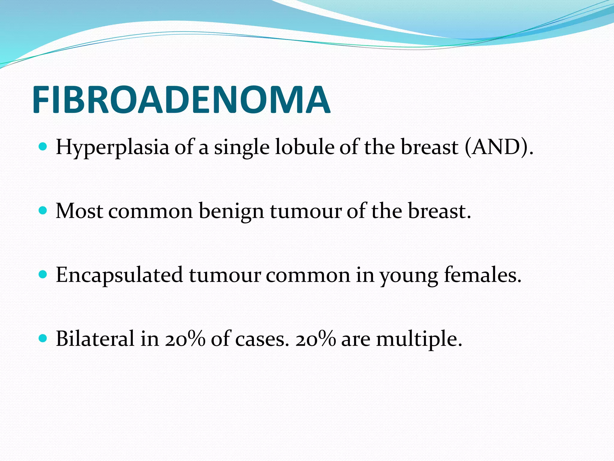 ANDI & benign breast disorders | PPTX
