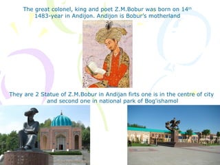 Andijan | PPT | Asia Travel | Travel Locations