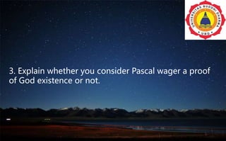 The Wager By Blaise Pascal | PPT