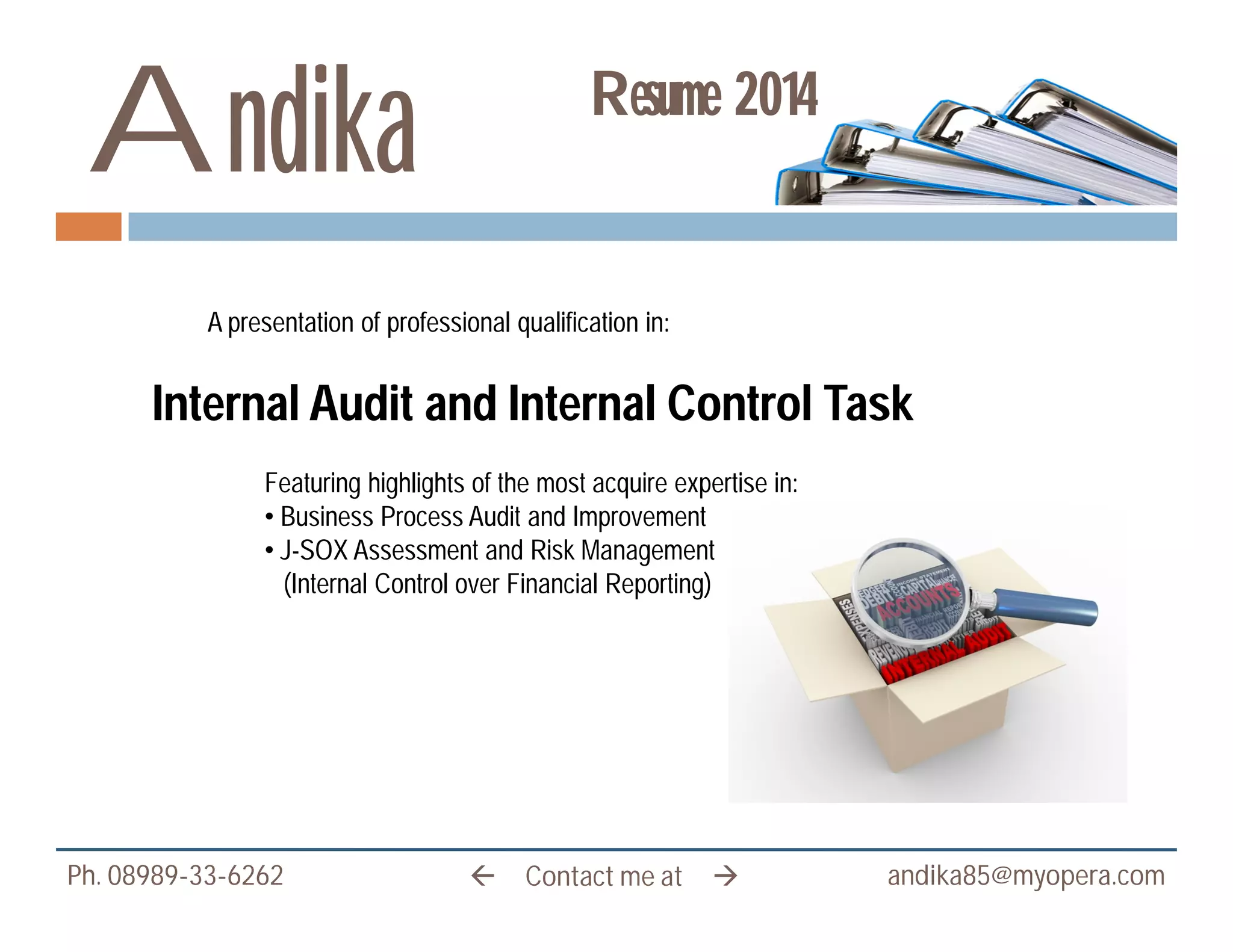Andika Proff Resume | PDF