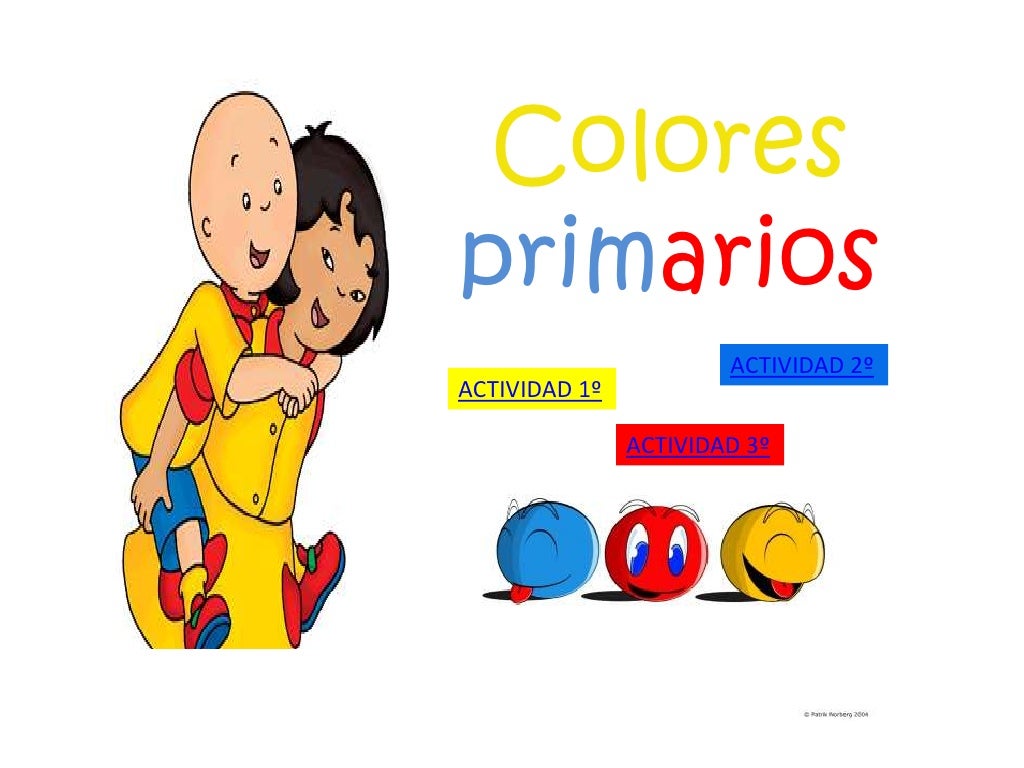 los colores primarios