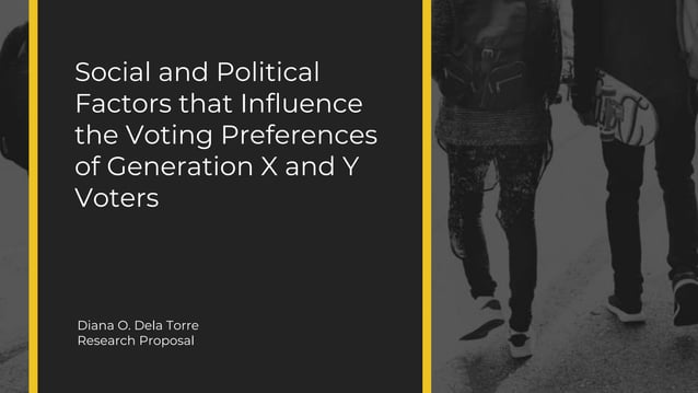 Research Proposal on Voting Preferences | PPTX | Elections | Politics