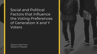 Research Proposal on Voting Preferences | PPT