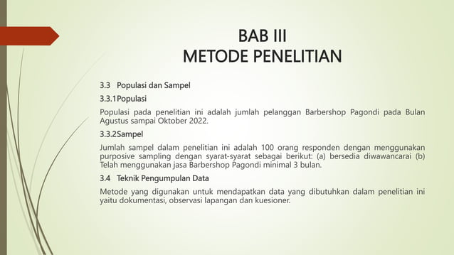 Metode Riset Pemasaran | PPT