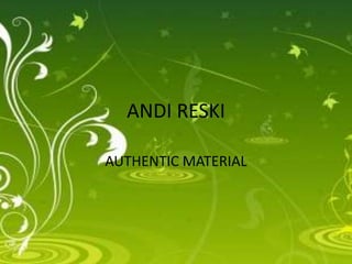 Andi reski | PPTX
