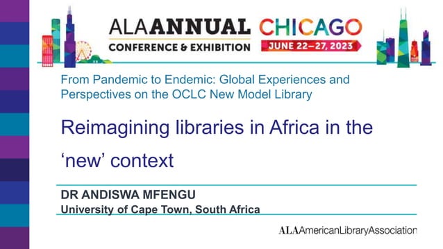 Reimagining libraries in Africa in the ‘new’ normal | PPTX | Internet | Computing