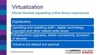 Reimagining libraries in Africa in the ‘new’ normal | PPTX
