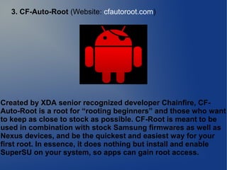 Android Rooting | PPT | Operating Systems | Computer Software and ...