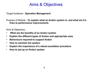 andon.ppt LA METHODE ANDONUN OUTIL LEAN | PPT