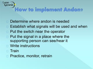 Andon presentation | PPTX