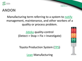Andon Applications with InduSoft Web Studio | PPTX