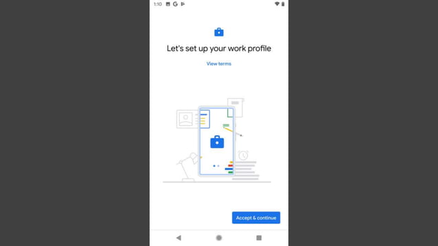 Intune MDM Enrollment: Android enterprise work profile | PPTX