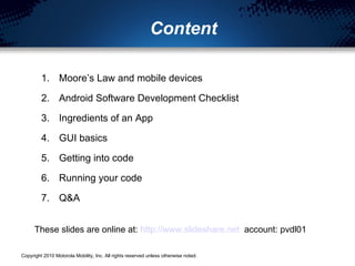 Intro to Android Programming | PPT