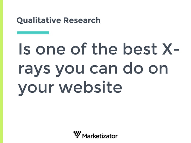 Qualitative Research in Conversion Optimization | PPT