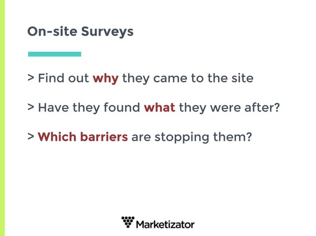 Qualitative Research in Conversion Optimization | PPT