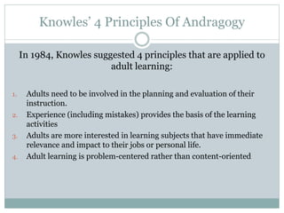 Andragogy | PPTX