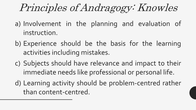 Andragogy | PPT