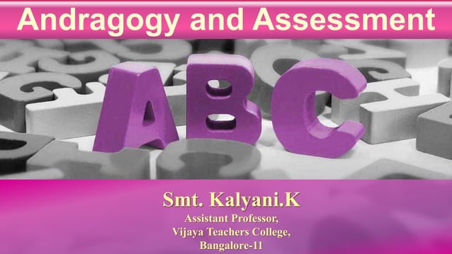Andragogy and assessment | PDF
