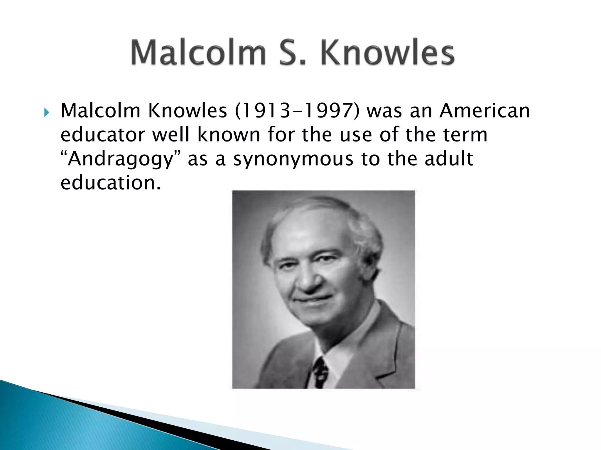 Andragogy ced505 | PPTX