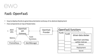 SFSCON23 - Andrea Avancini Michele Santuari Alberto Sillitti - A comparison of Open Source FaaS ...