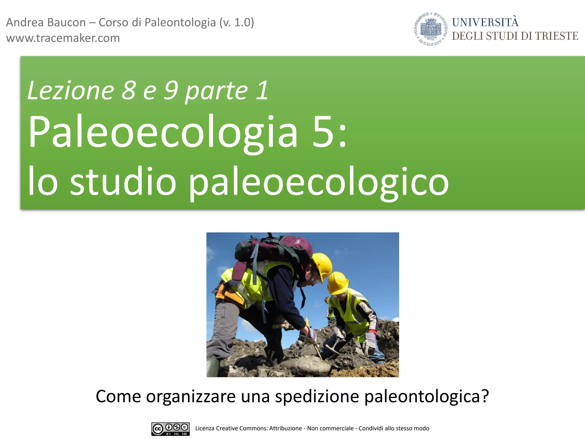 Andrea Baucon, corso di paleontologia - lezione 8 - paleoecologia 5 (lo ...