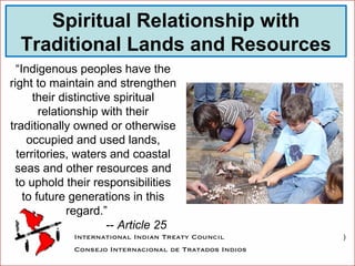 Climate change and land rights of Indigenous peoples | PPT | Free Download