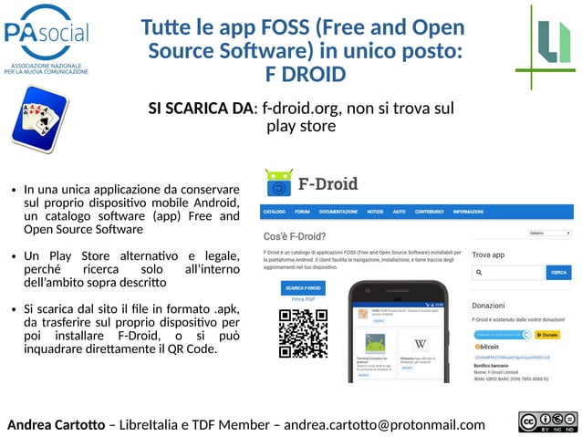 Andrea Cartotto Le carte vincenti del Software Libero | PPT