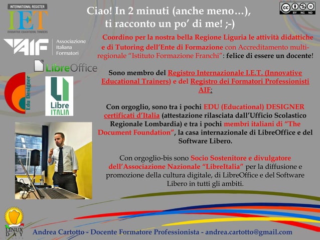 Andrea cartotto - Speech per il Linux Day 2019 - Spotorno | PPT | Free ...