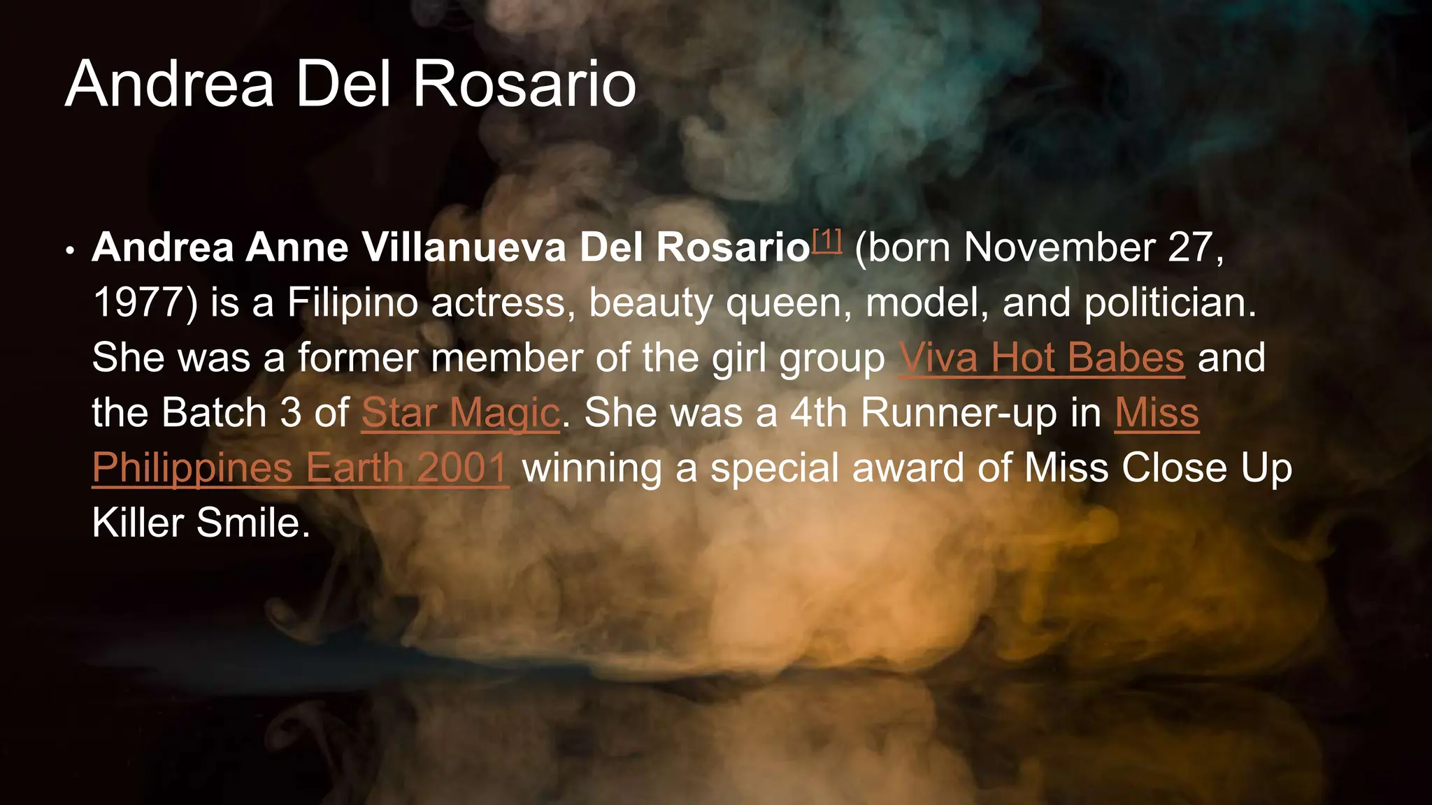 Andrea Del Rosario Biography, Life, Personal Life, .pptx