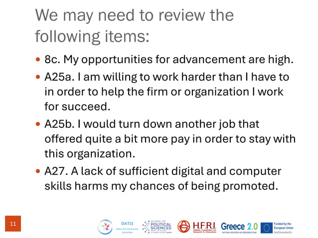 Survey Data Quality Methods Developed in DATIS | PPT