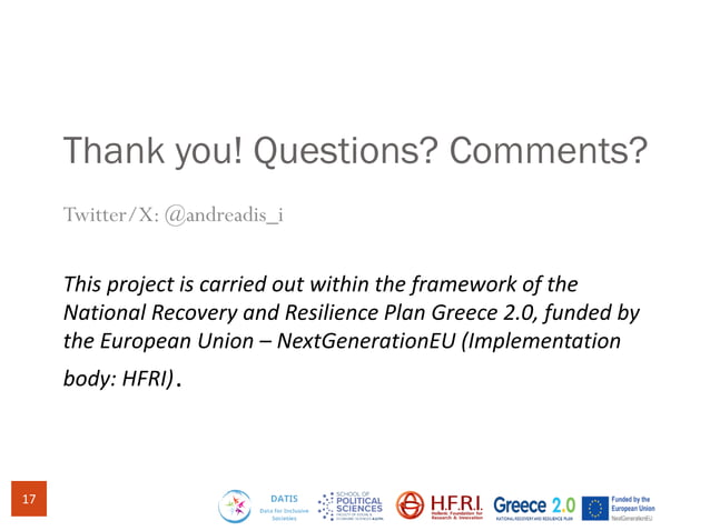 Survey Data Quality Methods Developed in DATIS | PPT