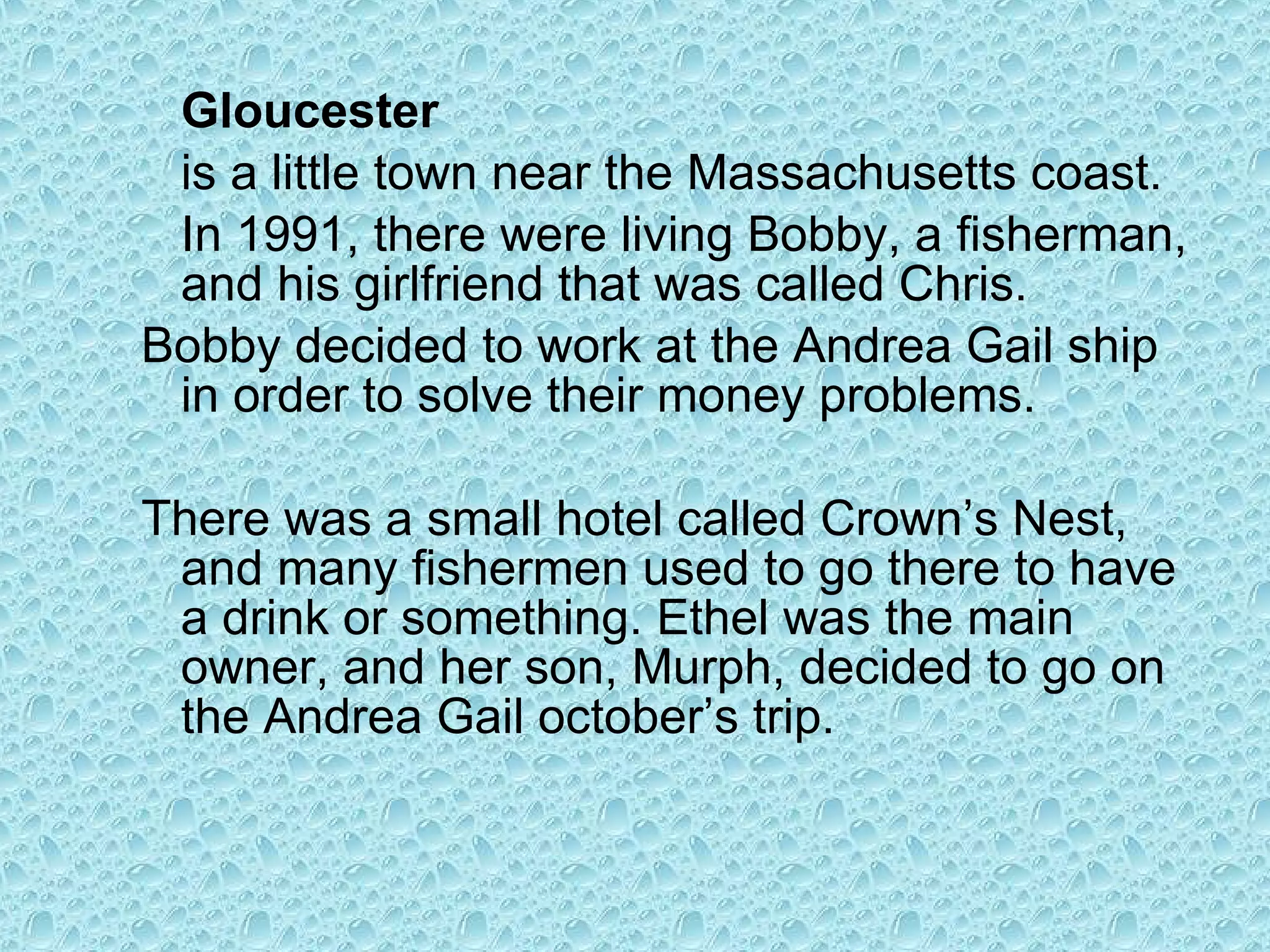 The Perfect Storm | PPT