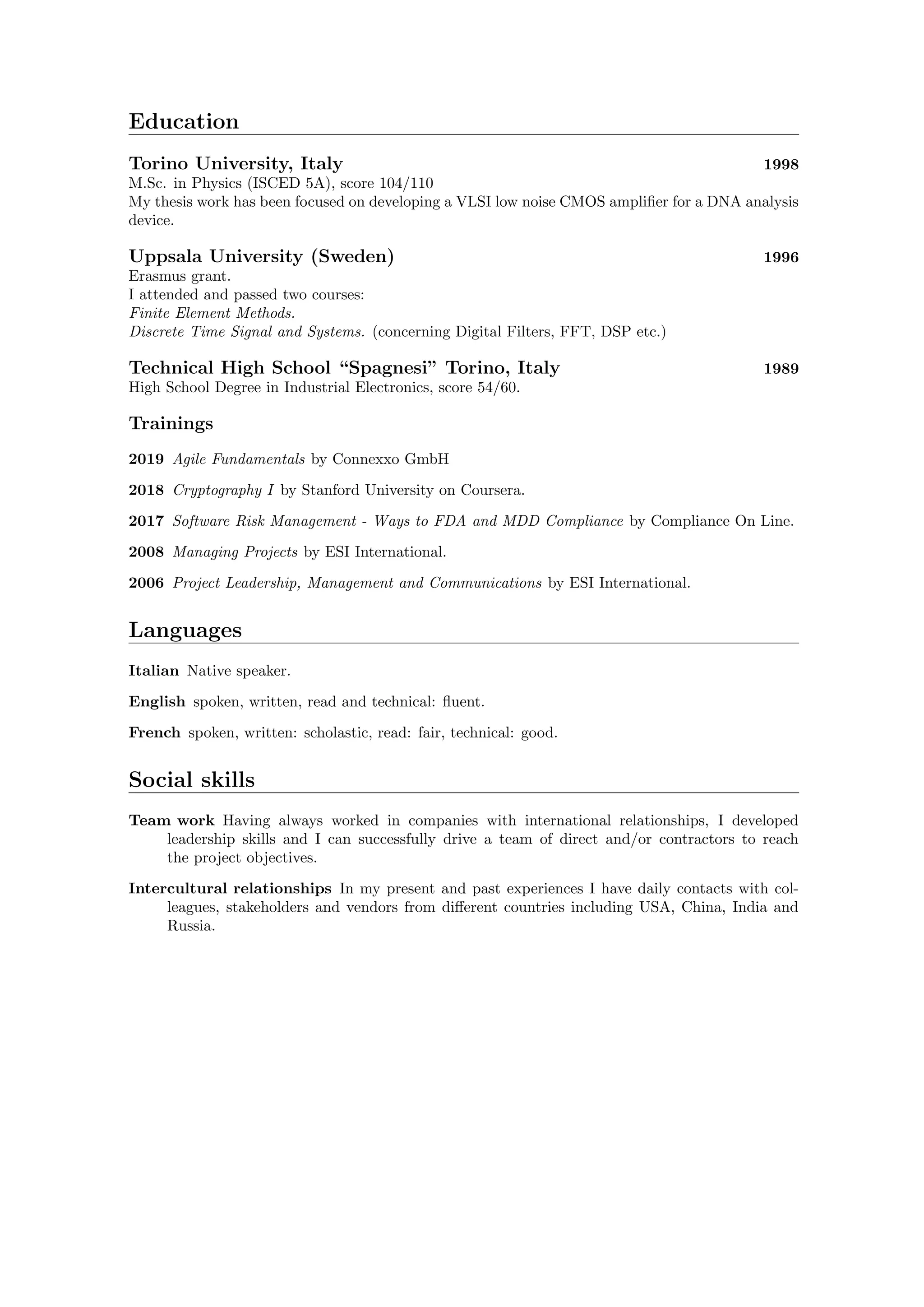 Andrea Gangemi Curriculum Vitae | PDF