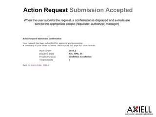 You asked For It: Action Request Web Form | PPTX