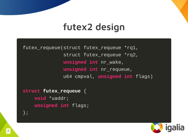 A NUMA interface for futex2 - Andre Almeida | PPT