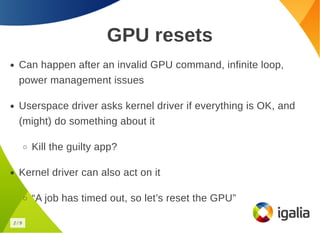 Dealing with GPU resets | PPT