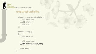 Userspace adaptive spinlocks with rseq | PPT | Free Download