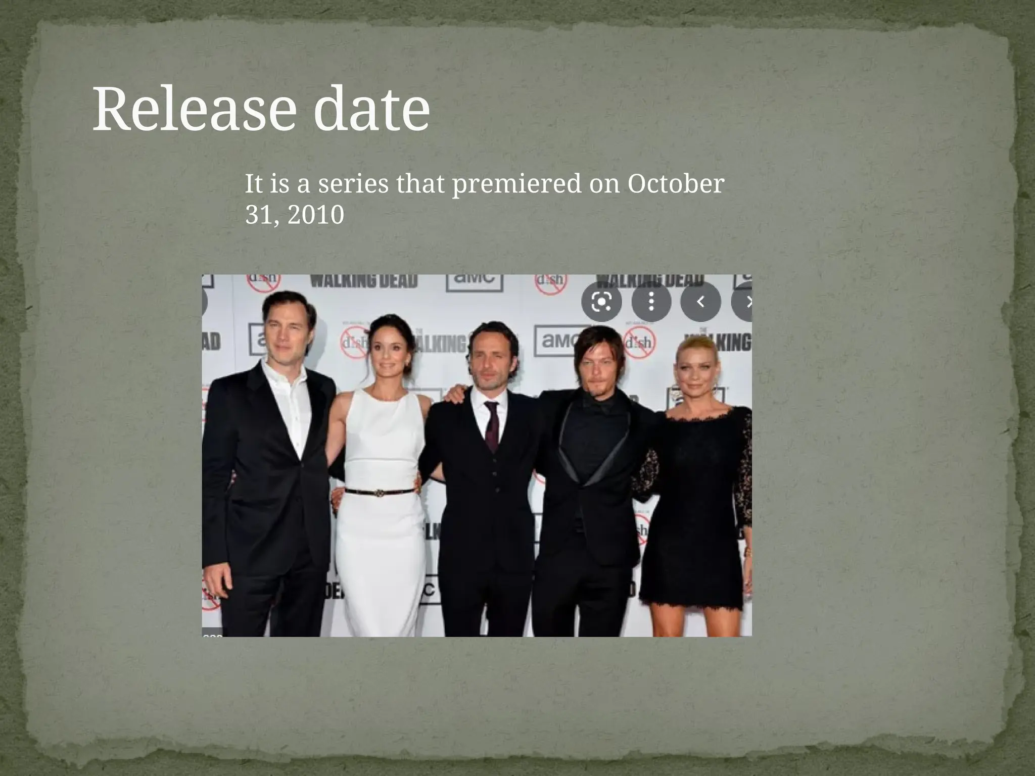 THE WALKING DEAD SERIE DE TELEVISION .pptx | History | Genres