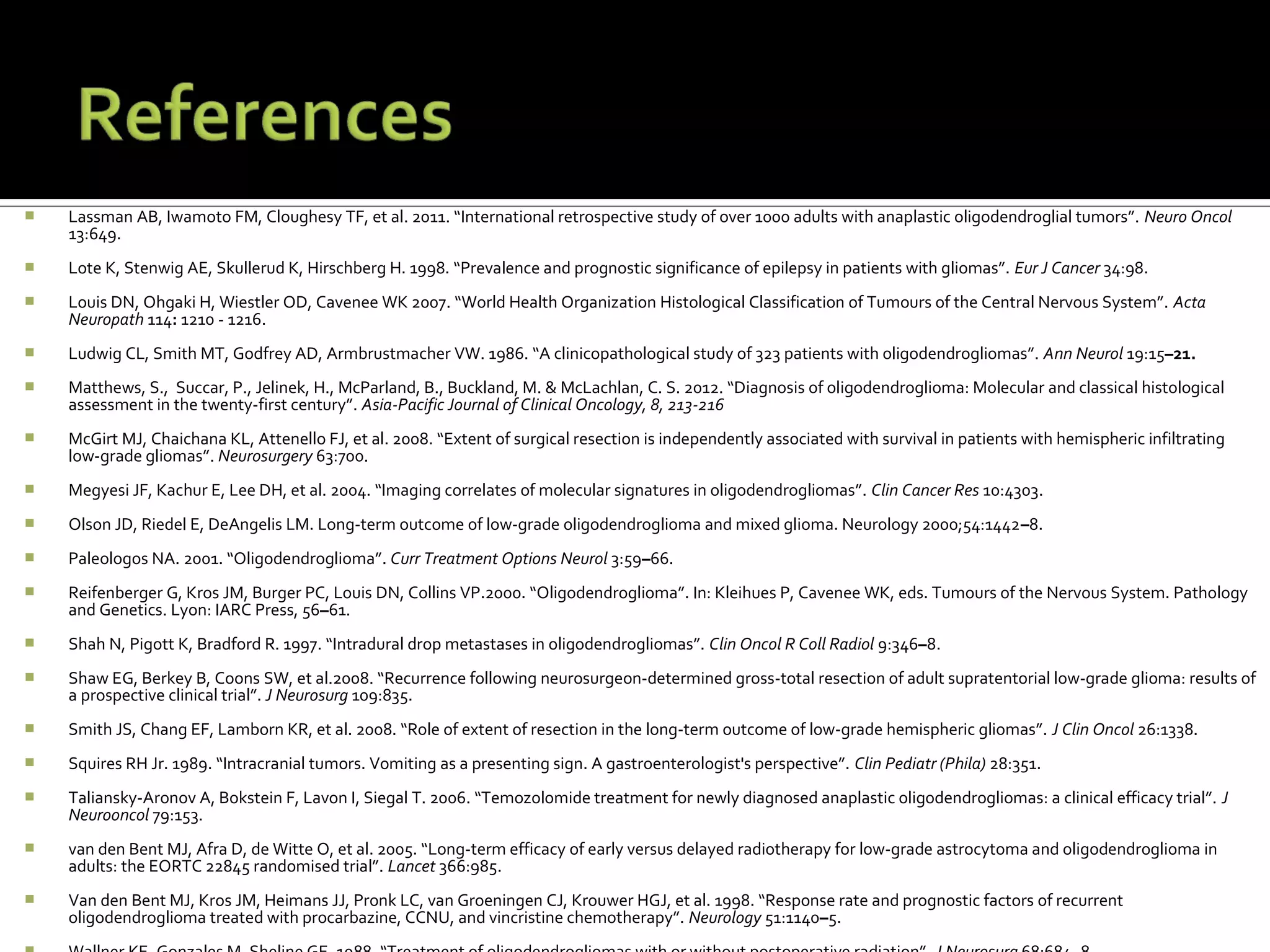 Andrea oligodendroglioma | PPT