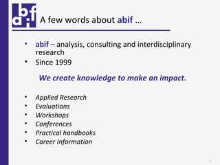 Database with Methods for Vocational Guidance | PPT