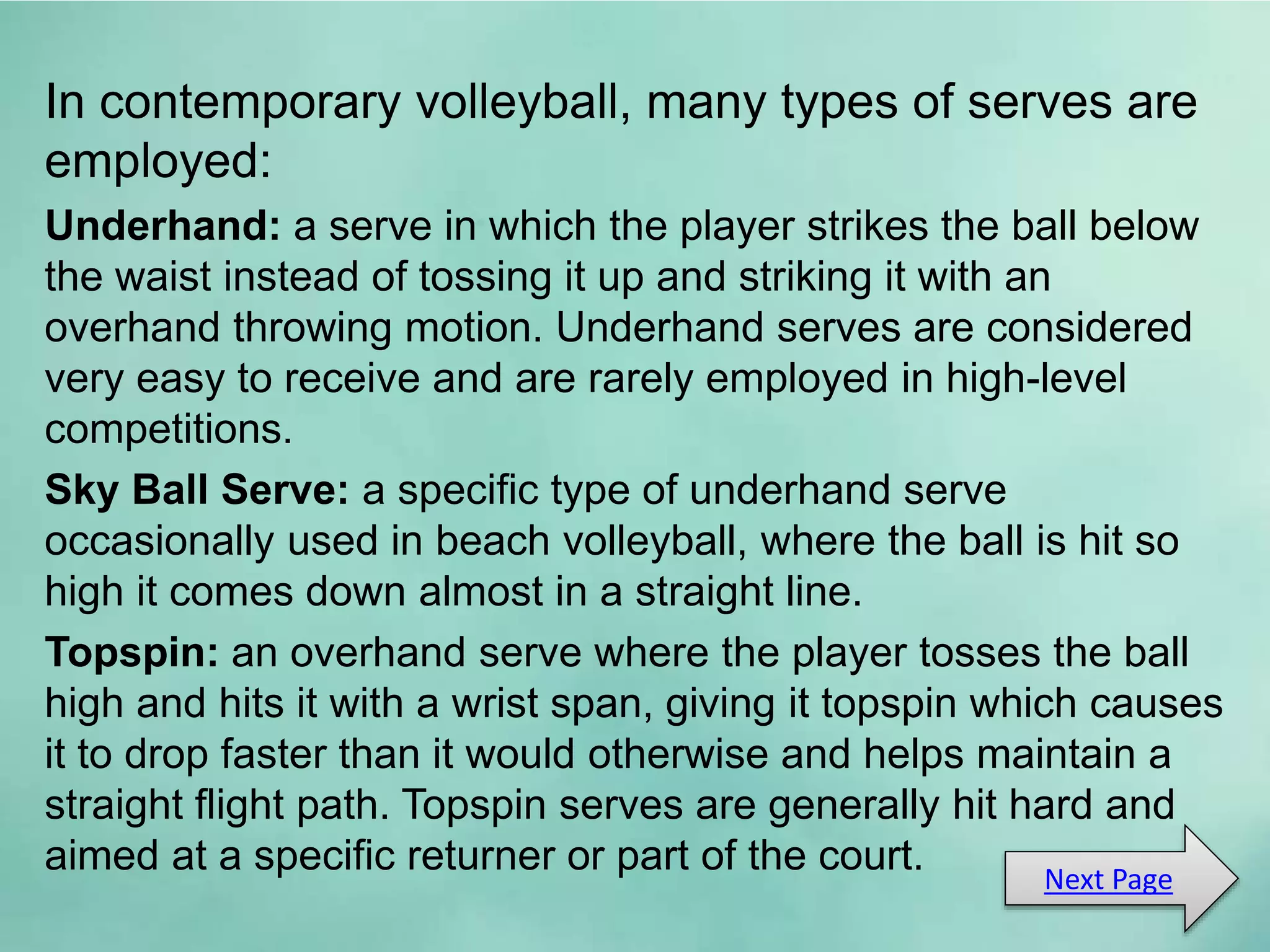 Sports: Volleyball | PPTX