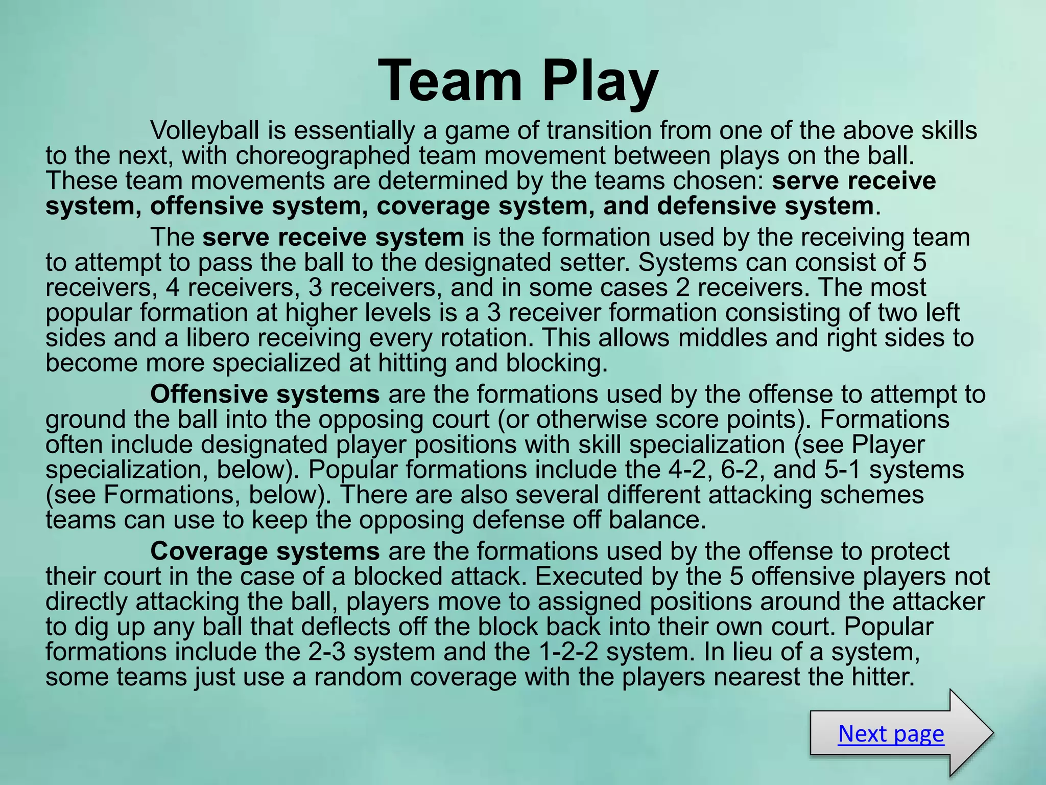 Sports: Volleyball | PPTX