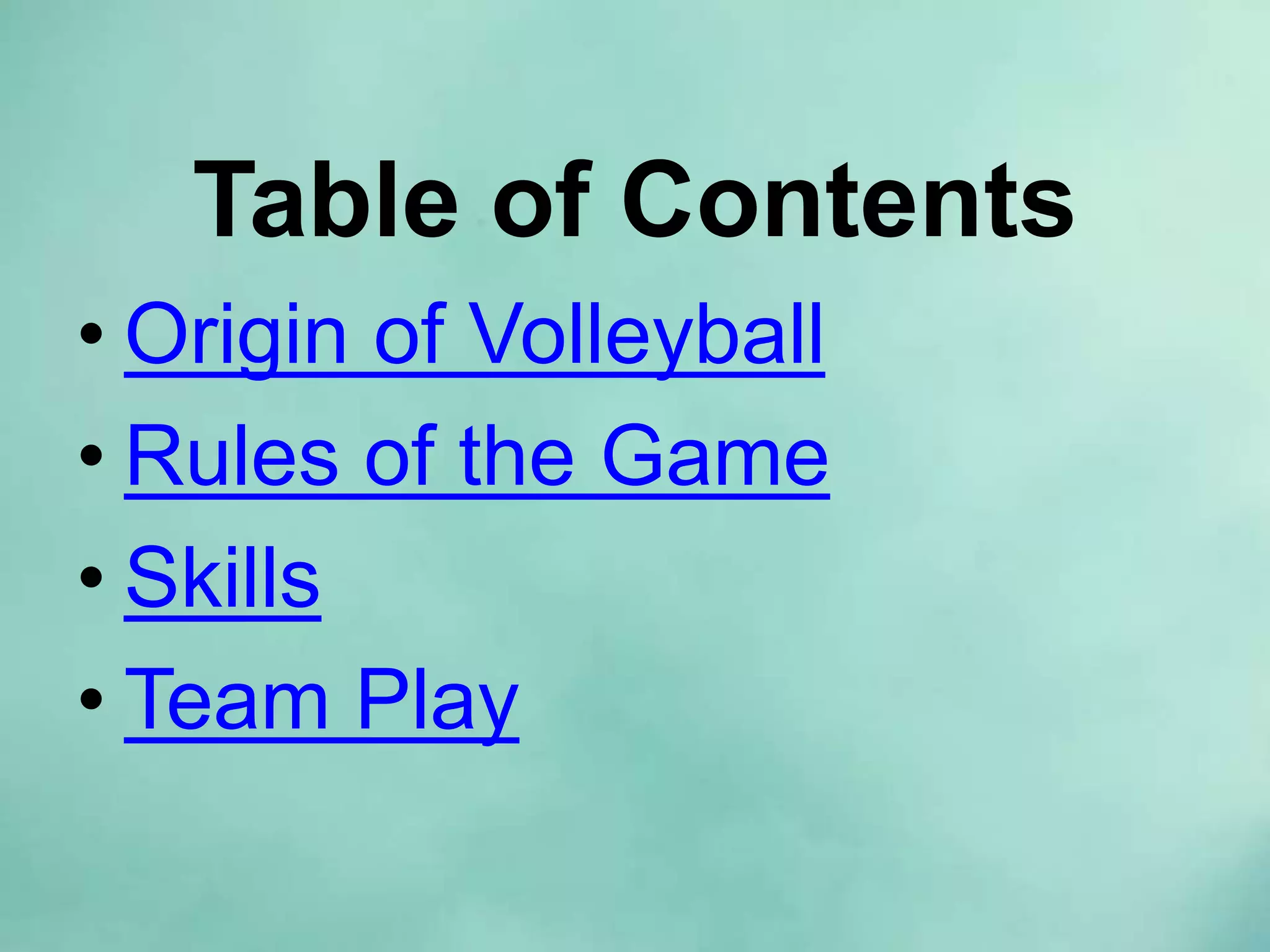 Sports: Volleyball | PPTX