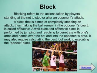 Sports: Volleyball | PPTX