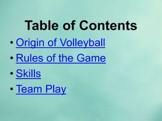 Sports: Volleyball | PPTX